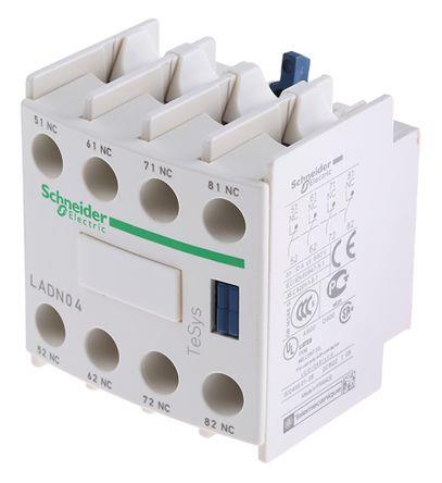 Schneider LADN04 Front Contact Block 4NC | 230plus
